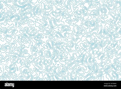 Topographic Contour Line Pattern Abstract Background Vector Illustration Stock Vector Image