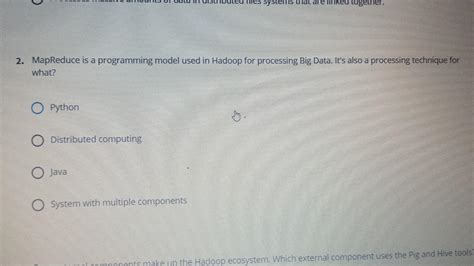Solved Systems That Are Linked Together MapReduce Is A Chegg Com