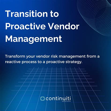 Continuiti Solutions On Linkedin Vendorriskmanagement Proactiveapproach Businesssecurity