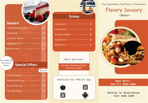 Powerpoint Menu Template
