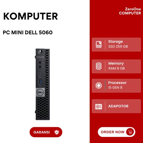 Jual Pc Mini Dell Core I Gen Ram Gb Ssd Gb Shopee Indonesia
