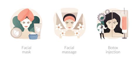 Beauty Procedure Abstract Concept Royalty Free Vector Image