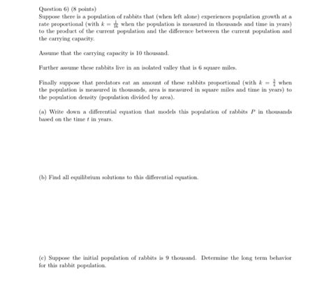 Solved Question Points Suppose There Is A Population Chegg