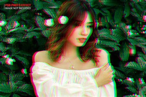 RGB Split Double Color Photo Effect Graphic By Sadhincosta128 Creative Fabrica