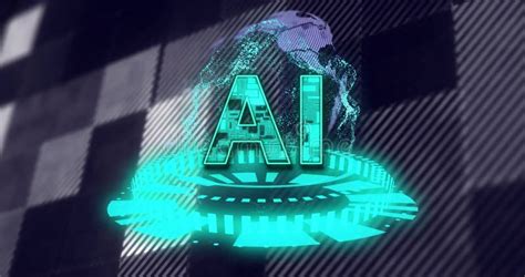 Animation Of Digital Globe With Futuristic Ai Text And Circuit Patterns