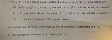Differential Geometry Review Questions Need Help Mathematics Stack Exchange