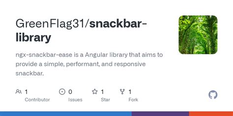 GitHub GreenFlag Snackbar Library Ngx Snackbar Ease Is A Angular Library That Aims To