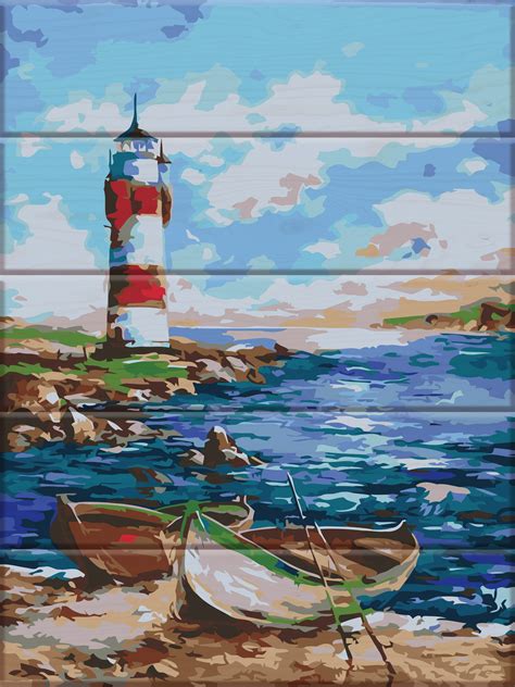 ᐉ Картина за номерами Artstory Маяк 30x40 см Asw039 • Краща ціна в