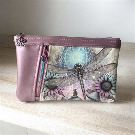 Zippy Clutch Bag Wristlet Etsy