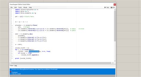 Grasshopper Python IsPointInside Problem Grasshopper McNeel Forum