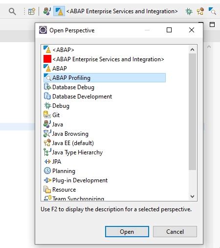 Abap Profiler Abap Tracing In Adt Abap