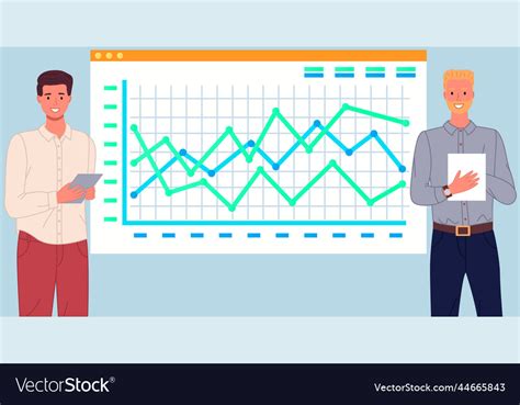 Business People Communicating In Office Discuss Vector Image