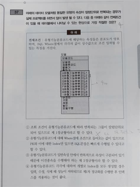 21 정규화 2장에서 어렵고 중요한 내용 sqld 합격 2주 완성 교재