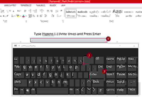Draw A Line In MS Word Simple Methods