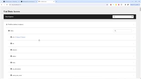 The New Data Explorer Wp Data Access 540 Wp Data Access