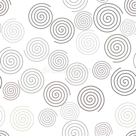 Shape Of Twirl Circle Line Path Or Abstract Background Pattern