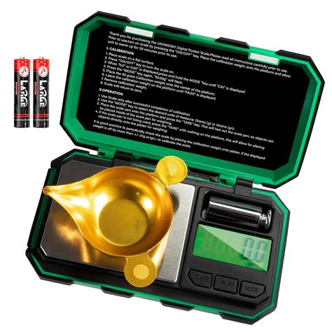 Uniweigh Digital Reloading Scale Precision 1500 Grains X 01gnpowder