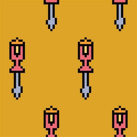 픽셀 아트 빈티지 미학 레트로 스프라이트 디자인 프리미엄 벡터