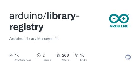 GitHub Arduino Library Registry Arduino Library Manager List
