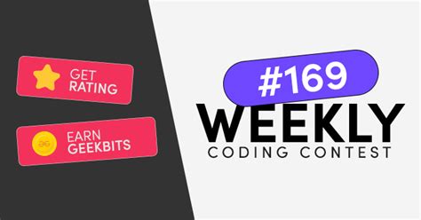 Gfg Weekly Coding Contest