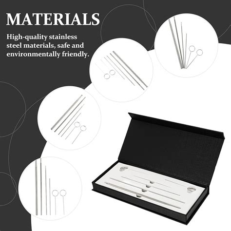 Ukcoco Snake Test Probe Kit Professional Snake Sex Detector Probe Portable Probe Kit Reptile