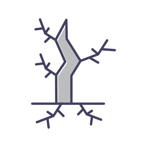 Dead Tree Vector Icon 16736436 Vector Art At Vecteezy