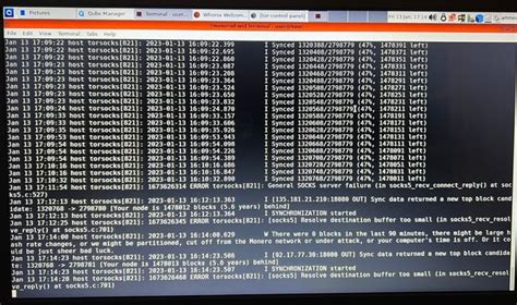 problem synchronizing local node on whonix r monero