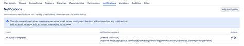 how to send bamboo build status to github via webhook bamboo