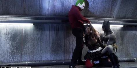 Wicked Harley Quinn Fucked By Joker And Batman