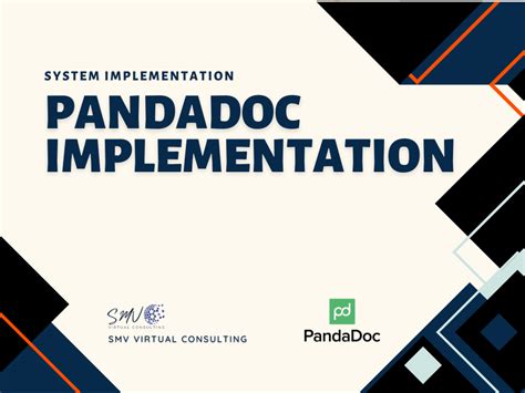 An Implementation Of PandaDoc For Your Proposal And Contract Process Upwork