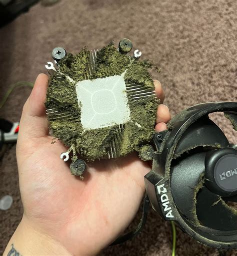 Me Why Is My Cpu Running So Hot Cpu Gasping For Air R Dustypics