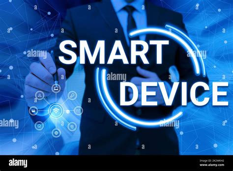 Text Sign Showing Smart Device Business Overview Electronic Gadget