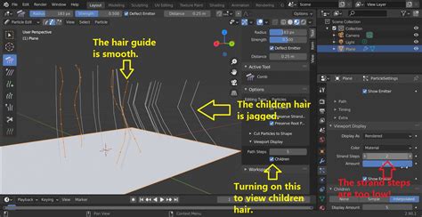 What Is Wrong With This Hair Particle System Blender Stack Exchange
