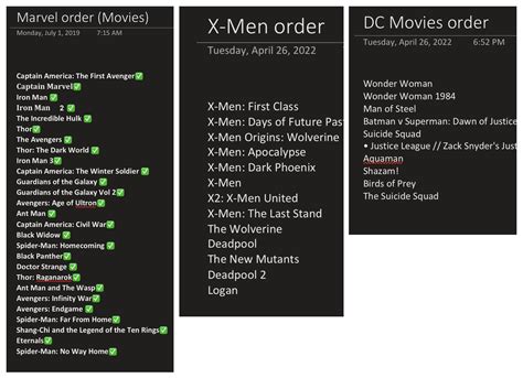 Mcu Movies In Order MCU Phase And How Many Marvel Movies And TV