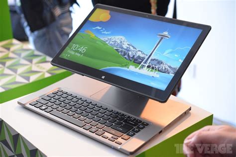 Acer S Aspire R Combines Desktop Laptop And Tablet With One Floating Touchscreen Hands On