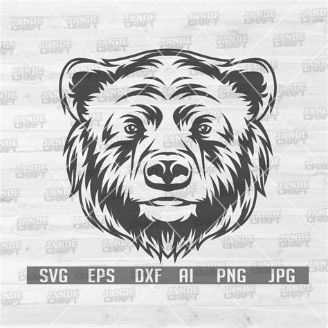 Bear Head Svg Bear Shirt Svg Outdoor Hunting Svg Hunting Shirt