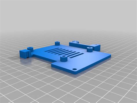 Raspberry Pi Din Rail Mount By Peterholly Download Free Stl Model