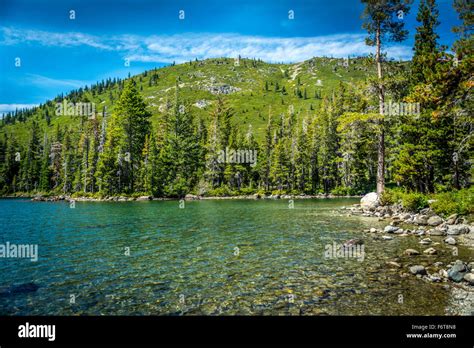 Castle Lake Is A Glacial Lake Located In Northern California Along The