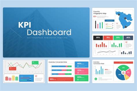 Kpi Dashboard Keynote Incl Kpi And Template Envato