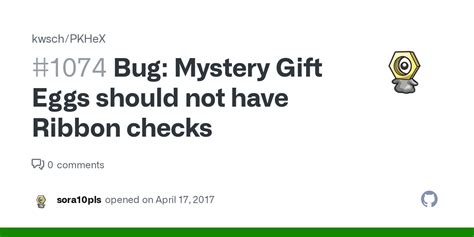 bug mystery t eggs should not have ribbon checks · issue 1074