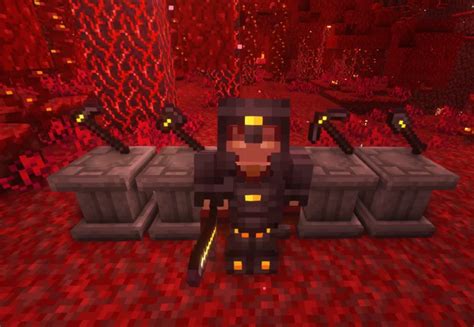 Ph1lza S Lava Netherite Emissive Minecraft Texture Pack