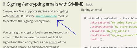 Enhancement Simple Java Mail Should Throw An Exception When Trying To Utilize Smime With Smime