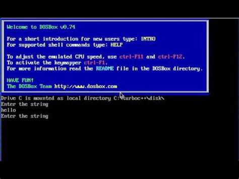 C/C++ tutorials for beginners on Turbo C++ Tutorial 16: Difference between cin and gets (strings ...