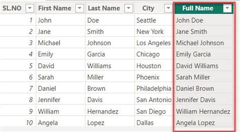 merge columns in power bi