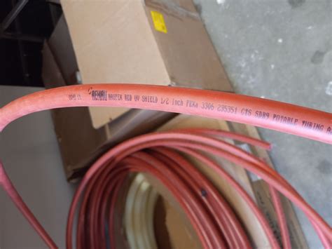 Red Uv Shield 1 2 Pex Tubing