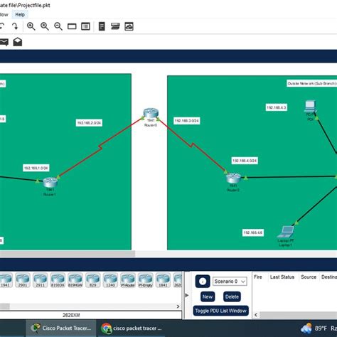 Implementation Of Proposed System In CISCO Packet Tracer Download Scientific Diagram