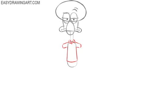 How To Draw Squidward From Spongebob