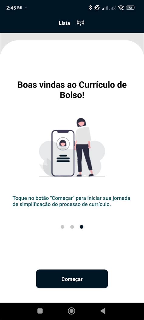 Github Elian Beep Curriculo No Bolso Aplicativo Desenvolvido Com React Native E Typescript A