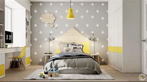 دکوراسیون اتاق کودک و نوجوان با رنگ زرد 33 ایده