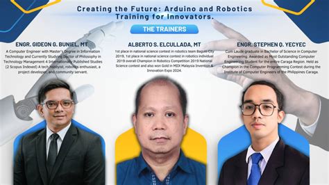 Creating The Future Arduino And Robotics Training For Innovators Year